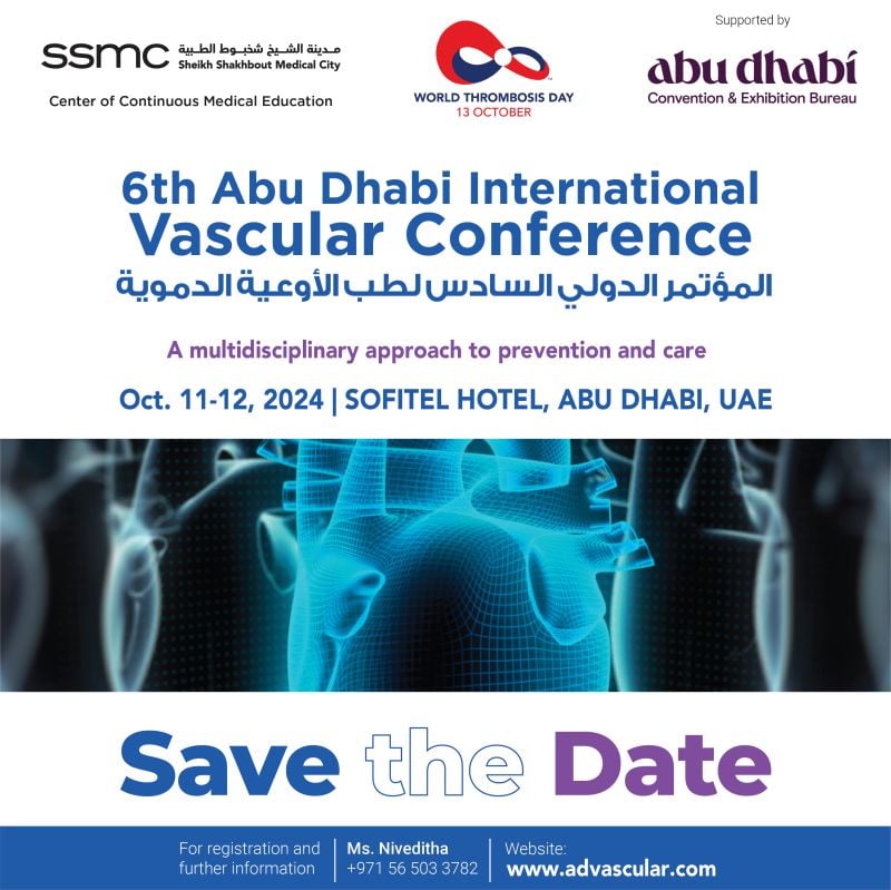 MENA Conference 6th Abu Dhabi International Vascular Conference 2024 ...