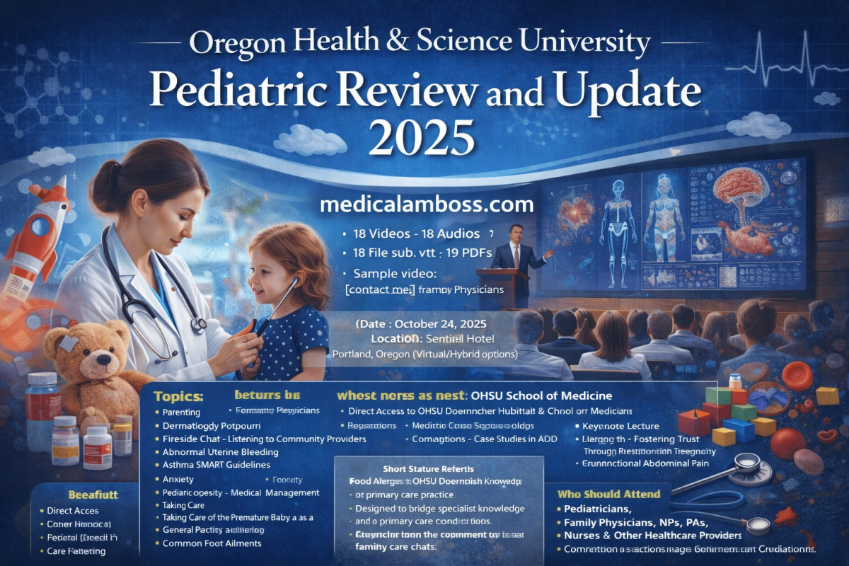 Oregon Health & Science University Pediatric Review And Update 2025 ...